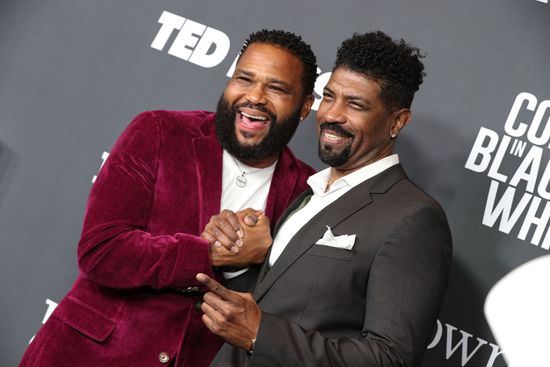 Anthony Anderson Deon Cole Editorial Stock Photo - Stock Image ...