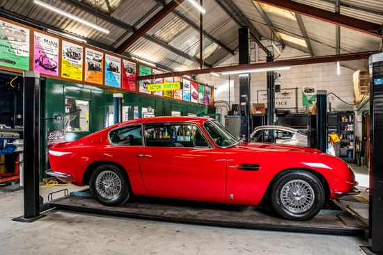 Vantage Aston Service Dorset Garage the Editorial Stock Photo - Stock ...