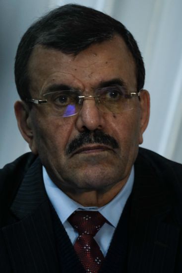 Ali Larayedh Adresses Journalists Press Conference Editorial Stock ...