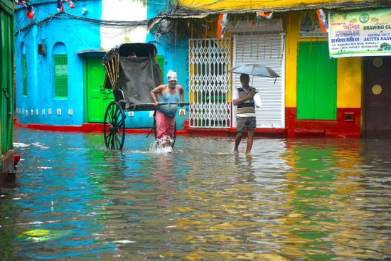 Due Jawad Cyclone Heavy Very Heavy Editorial Stock Photo - Stock Image ...