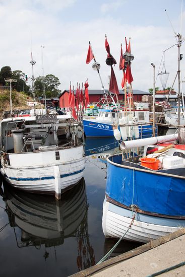 Fishing Boats Harbor Simrishamn Editorial Stock Photo - Stock Image ...