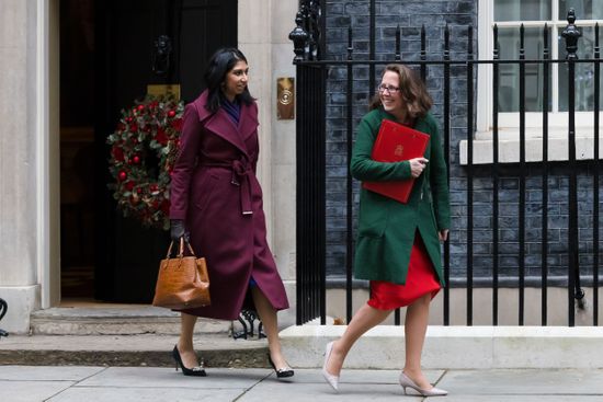 British Attorney General Suella Braverman L Editorial Stock Photo ...