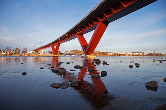 Motala Bridge Motalabron Motala Bron Editorial Stock Photo - Stock ...