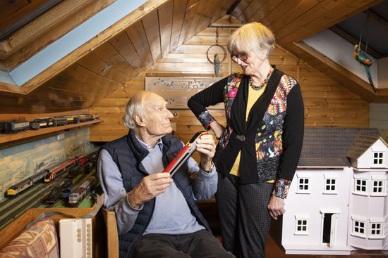 Broadcaster Historian Peter Snow Wife Ann Editorial Stock Photo - Stock ...