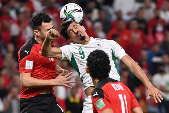 Egypts Marwan Hamdy L Action Against Editorial Stock Photo - Stock ...