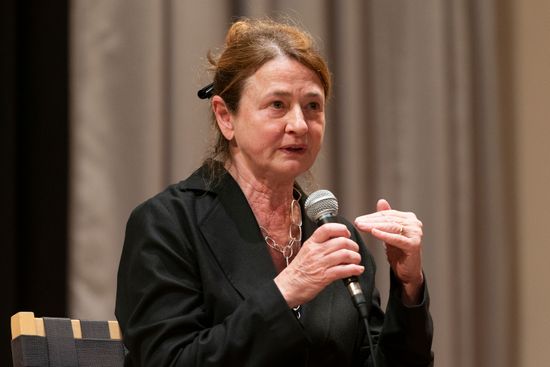 Director Kristina Lindstrom Participates Qa After Editorial Stock Photo ...