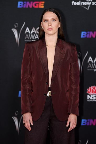 Brenna Harding Arrives Ahead 2021 Aacta Editorial Stock Photo - Stock ...
