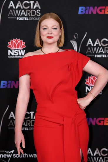 Sarah Snook Arrives Ahead 2021 Aacta Editorial Stock Photo - Stock ...