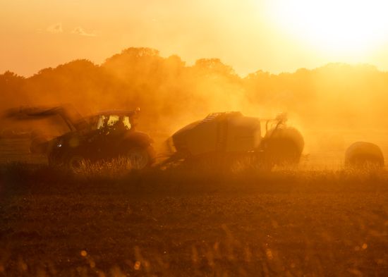 Farmer Late Work Hour Just Outside Editorial Stock Photo - Stock Image ...