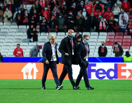 Jorge Jesus Luisao Rui Braz Sl Editorial Stock Photo - Stock Image ...