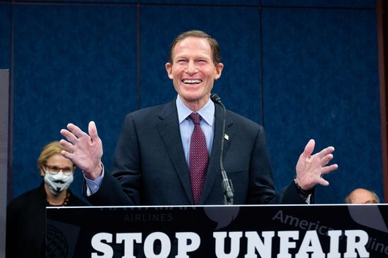 Us Senator Richard Blumenthal Dct Speaks Editorial Stock Photo - Stock ...
