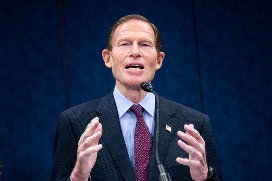 Us Senator Richard Blumenthal Dct Speaks Editorial Stock Photo - Stock ...