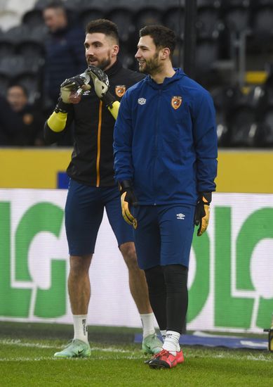 Goalkeepers Nathan Baxter Matt Ingram Hull Editorial Stock Photo ...