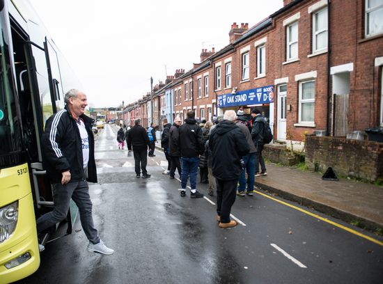 Fulham Fans Gather Away Turnstile Editorial Stock Photo - Stock Image ...
