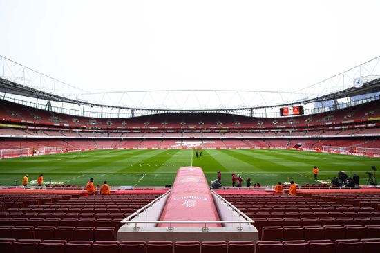General View Inside Emirates Stadium Ahead Editorial Stock Photo ...