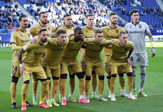 Levante Team During Match Between Rcd Editorial Stock Photo - Stock ...