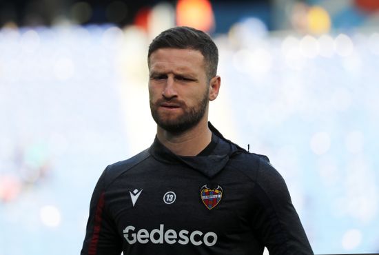 Shkodran Mustafi During Match Between Rcd Editorial Stock Photo - Stock ...