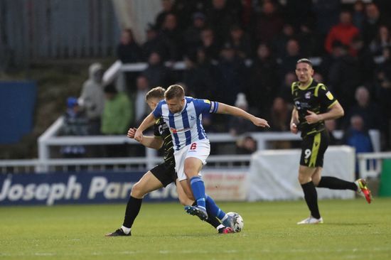 Hartlepool Uniteds Nicky Featherstone Action During Editorial Stock ...
