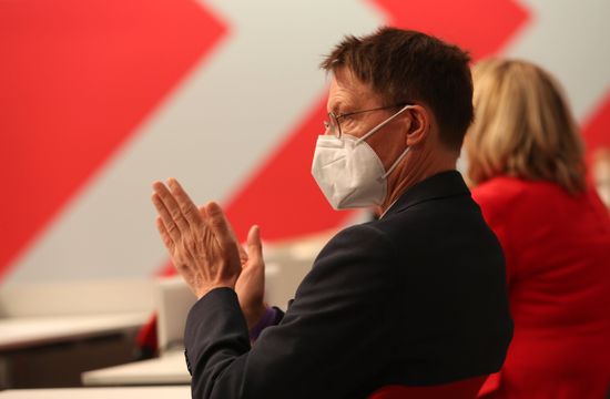 Health Minister Karl Lauterbach Applauds He Editorial Stock Photo ...