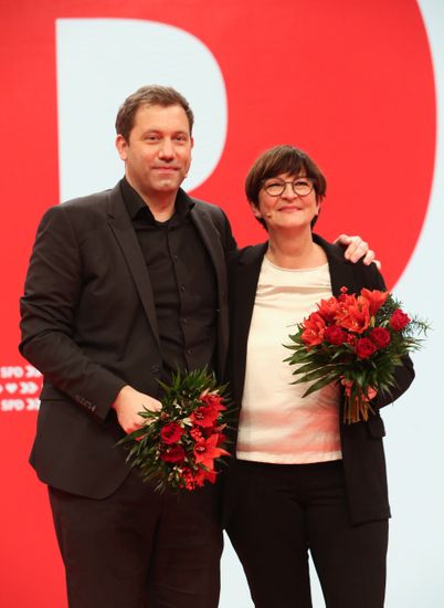 New Leadership Duo Lars Klingbeil Saskia Editorial Stock Photo - Stock ...