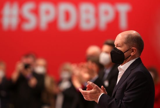 German Federal Chancellor Olaf Scholz Applauds Editorial Stock Photo ...