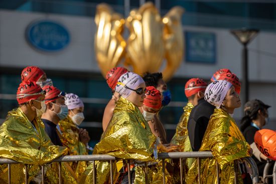 Competitors Make Their Way Start Line Editorial Stock Photo - Stock ...