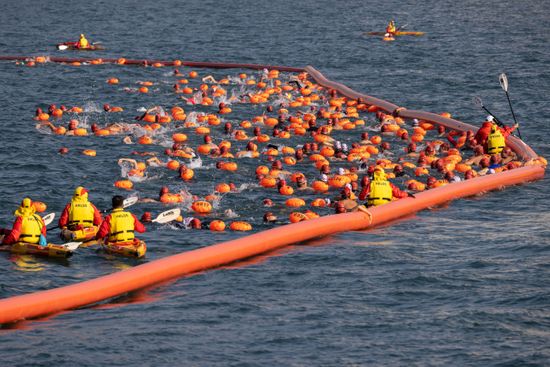 Competitors Take Part New World Harbour Editorial Stock Photo - Stock ...