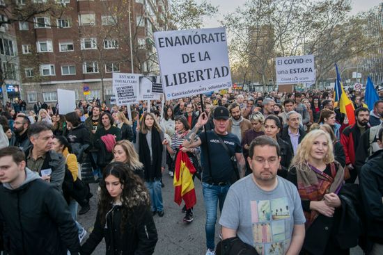 Protest Following Approval Europe Pfizers Vaccine Editorial Stock Photo ...