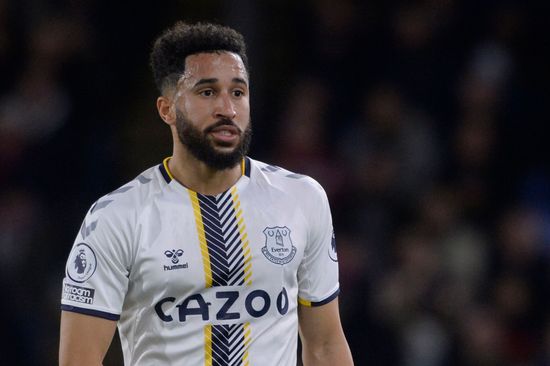 Andros Townsend Everton Action During Premier Editorial Stock Photo ...