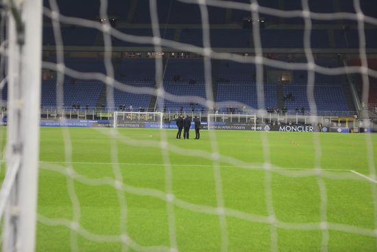 Referee Talking Prior Serie Match Between Editorial Stock Photo - Stock ...