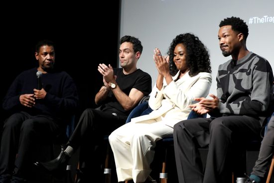 Denzel Washington Alex Hassell Moses Ingram Editorial Stock Photo ...