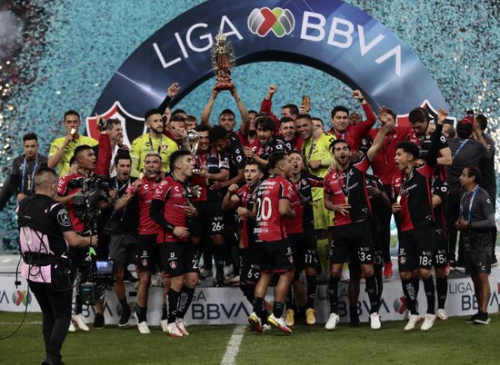 Atlas Players Celebrate Trophy After Final Editorial Stock Photo ...