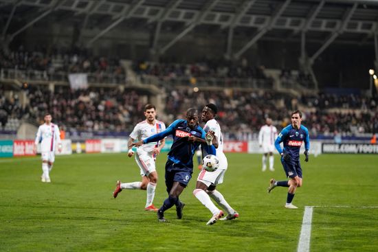 Gaetan Laura Paris Fc Turns Castello Editorial Stock Photo - Stock ...