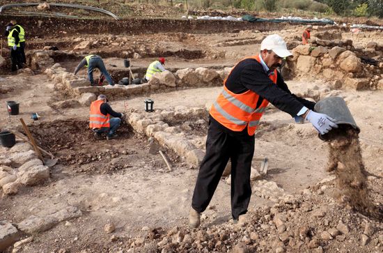Staff Members Israel Antiquities Authority Iaa Editorial Stock Photo ...