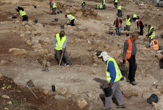 Staff Members Israel Antiquities Authority Iaa Editorial Stock Photo ...