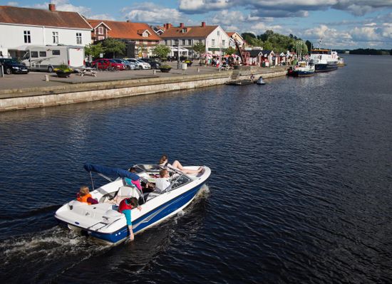 Boats Harbor Askersund Sweden Editorial Stock Photo - Stock Image ...