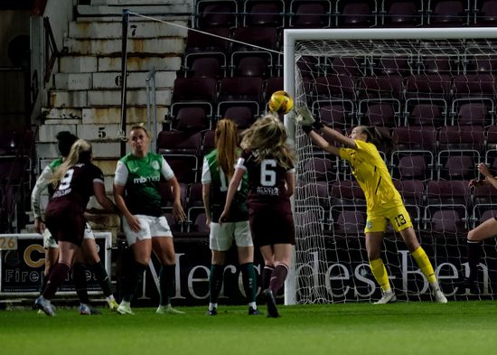 Hibernian Goalkeeper Emily Mutch 13 Saves Editorial Stock Photo - Stock ...