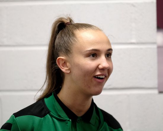 Hibernian Goalkeeper Emily Mutch 13 Takes Editorial Stock Photo - Stock ...