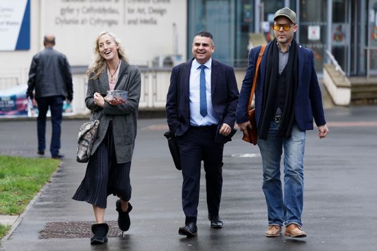 Lr Anna Redfern Neil Mcevoy Annas Editorial Stock Photo - Stock Image ...