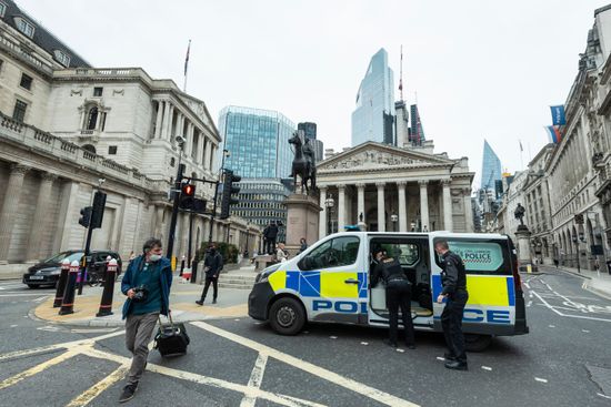 City London Police Set Cordon Around Editorial Stock Photo - Stock ...