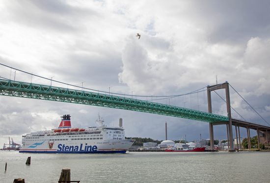 Stena Lines Ferry Stena Danica Gothenburg Editorial Stock Photo - Stock ...