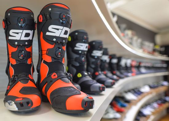 Line Sidi Motorsport Shoes Seen Sidi Editorial Stock Photo - Stock ...