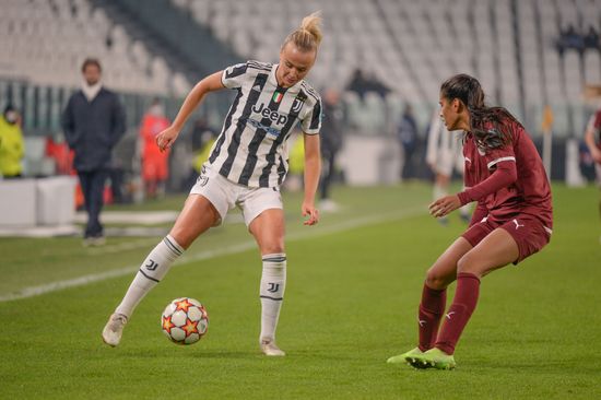 Matilde Lundorf Skovsen Juventus During Uefa Editorial Stock Photo ...
