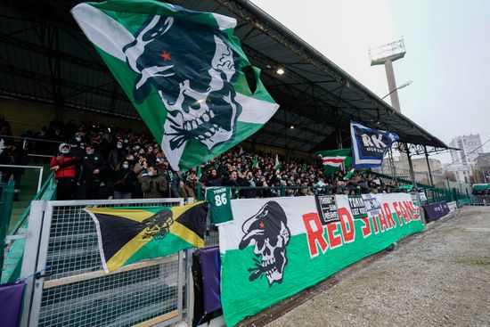 Red Star Fans Editorial Stock Photo - Stock Image | Shutterstock