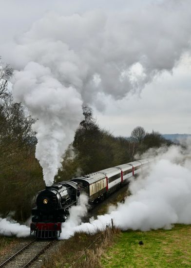 Polar Express Takes Passengers Wallingford Station Editorial Stock ...