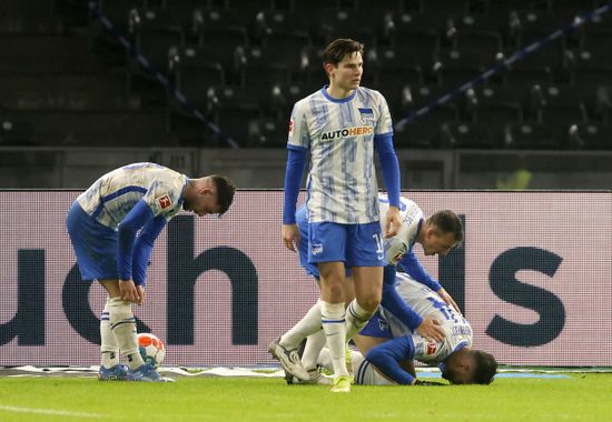 Ishak Belfodil R Hertha Reacts After Editorial Stock Photo - Stock ...