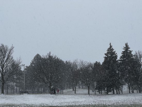 Snowfall Left Around 5 Centimeters Snow Editorial Stock Photo - Stock ...