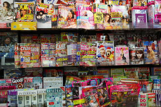 Shelves Magazines Newsagents Shop Editorial Stock Photo - Stock Image ...