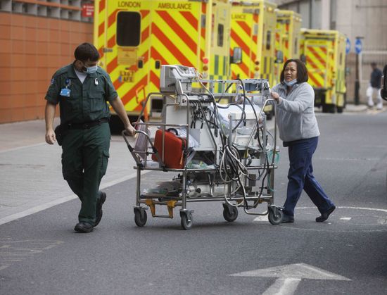Steady Stream Patients Arriving Royal London Editorial Stock Photo ...