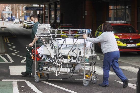 Steady Stream Patients Arriving Royal London Editorial Stock Photo ...